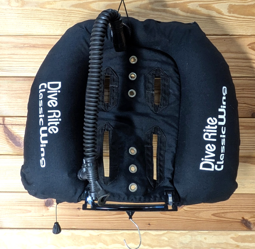 Dive Rite Classic Doubles Tank Wing Scuba BC BCD 60 pound Lift Capacit ...