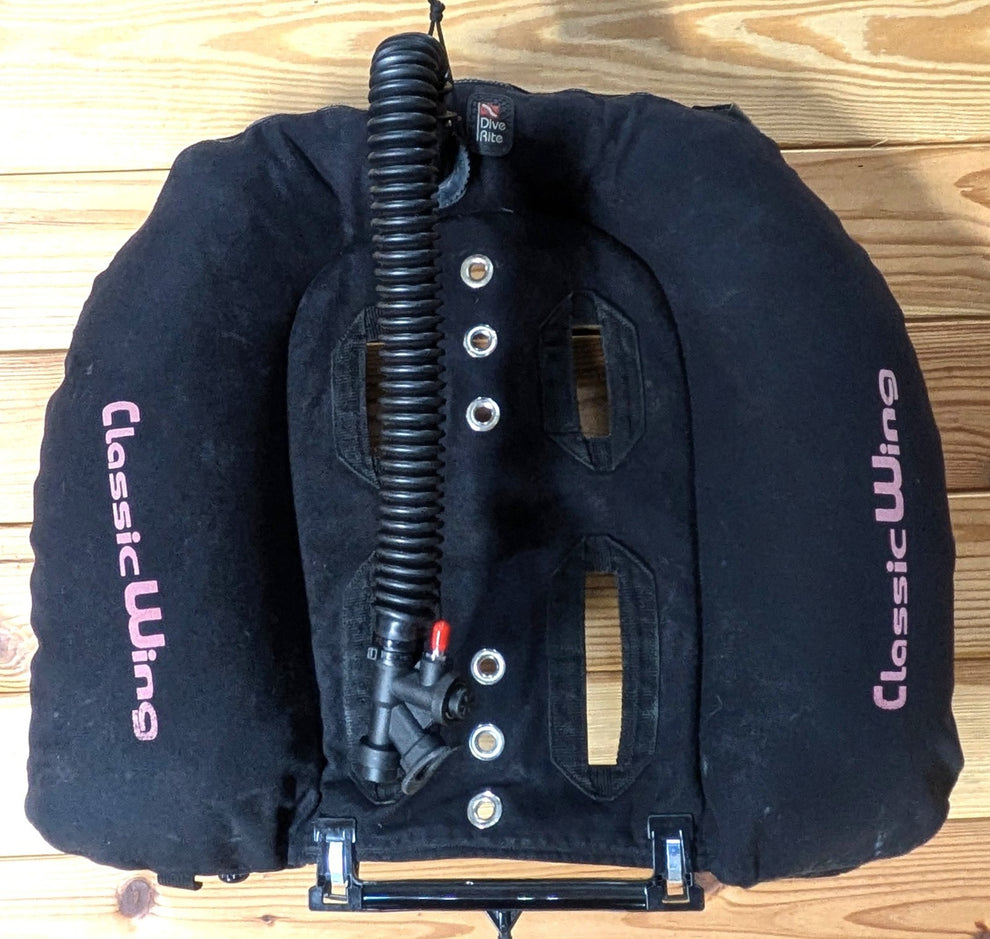 Dive Rite Classic Doubles Tank Wing Scuba BC BCD 60 pound Lift Capacit ...